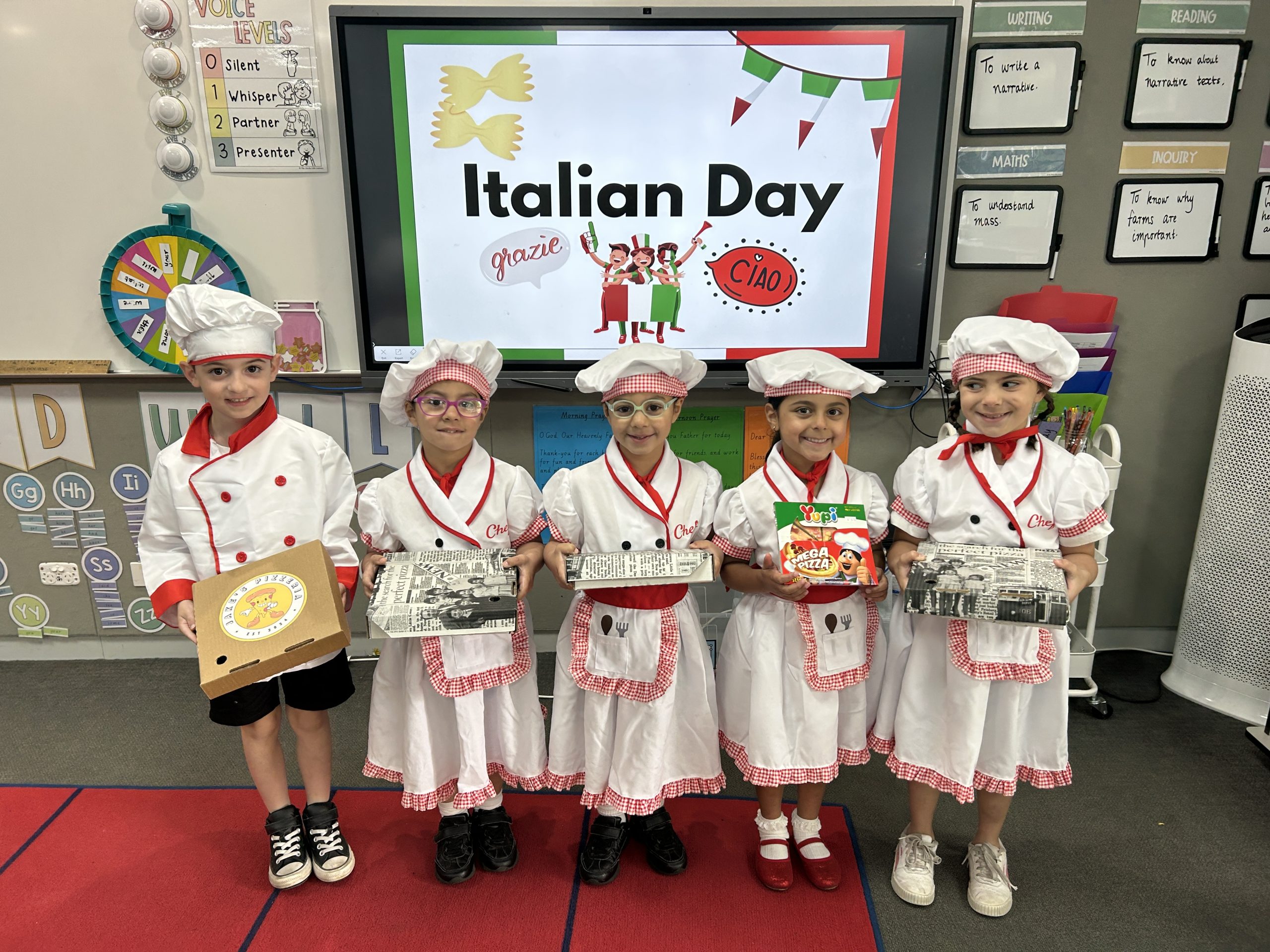 Italian Day - Cana Catholic Primary School